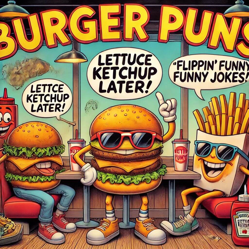 150 Burger Puns to Spice Up Your Posts - Pun Hub