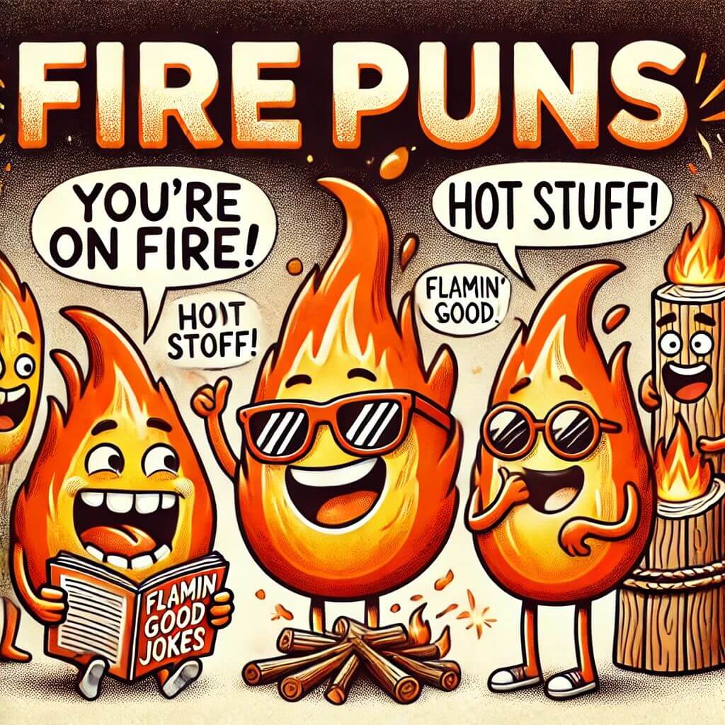 150 Fire Puns to Keep The Laughs Burning - Pun Hub