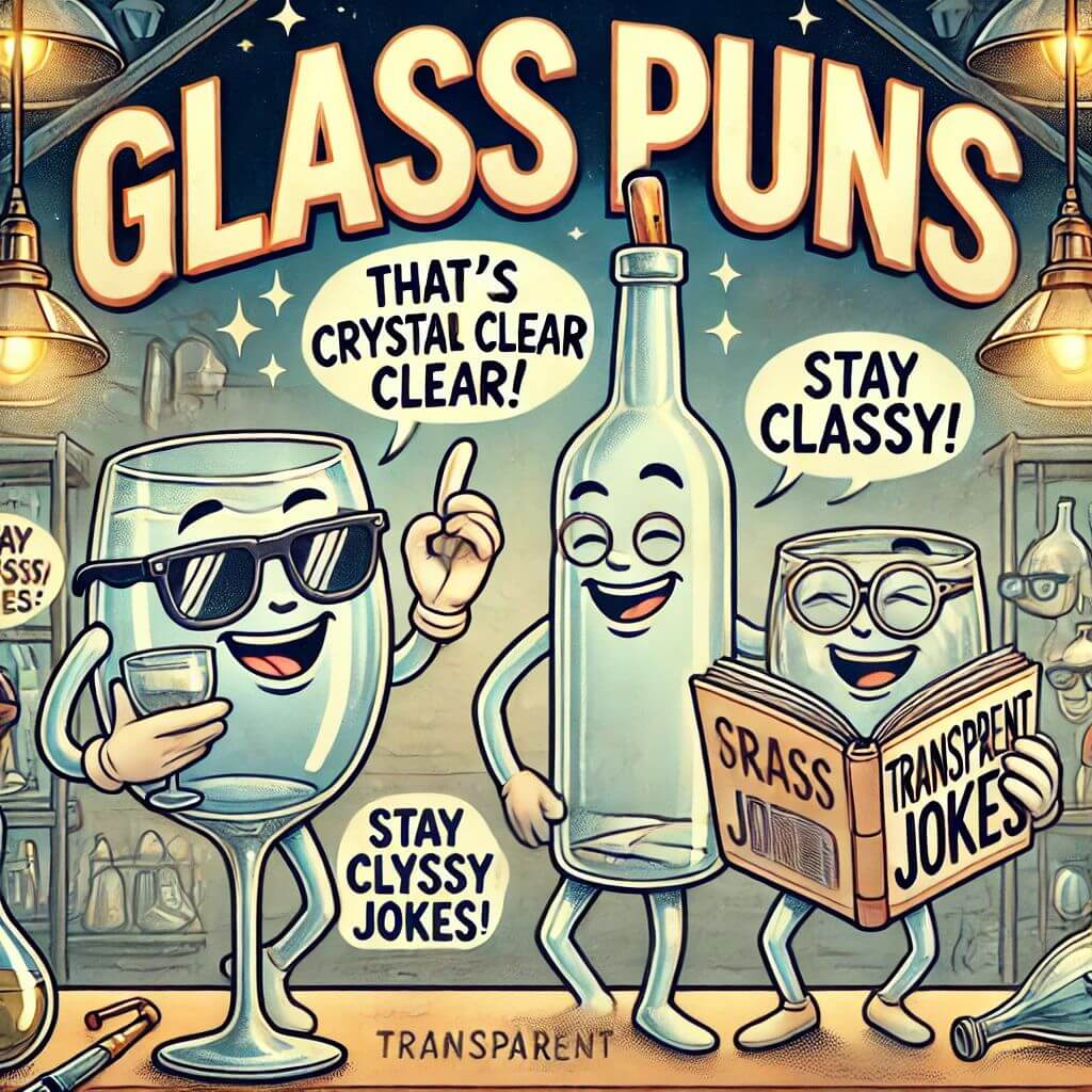 150 Funny Glass Puns You Can’t Ignore - Pun Hub